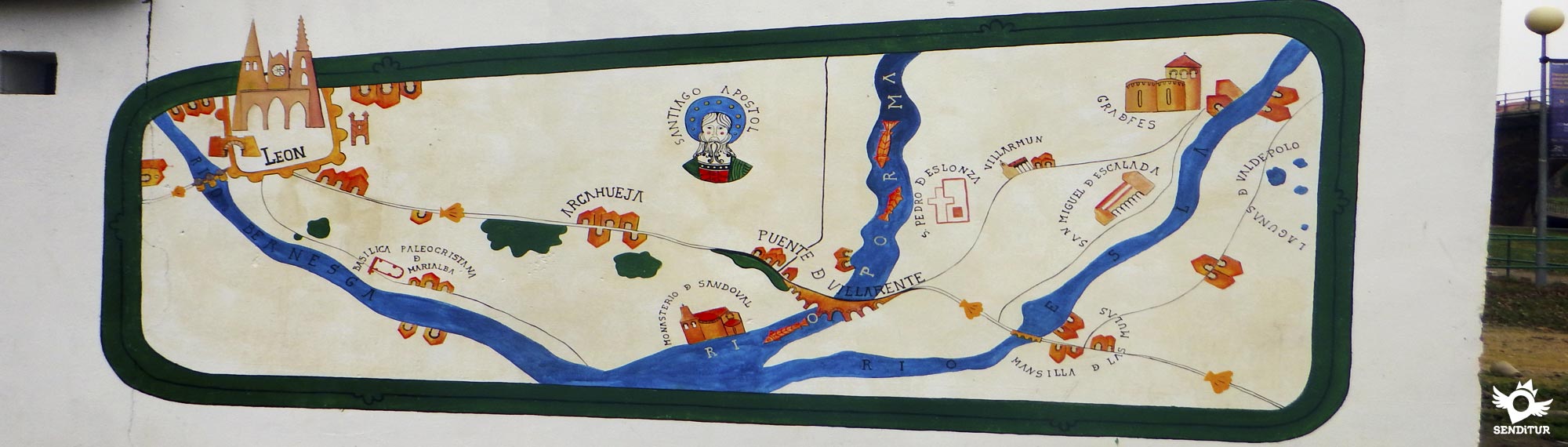 Villarente Bridge, León French Way | Senditur.com Way of Saint James